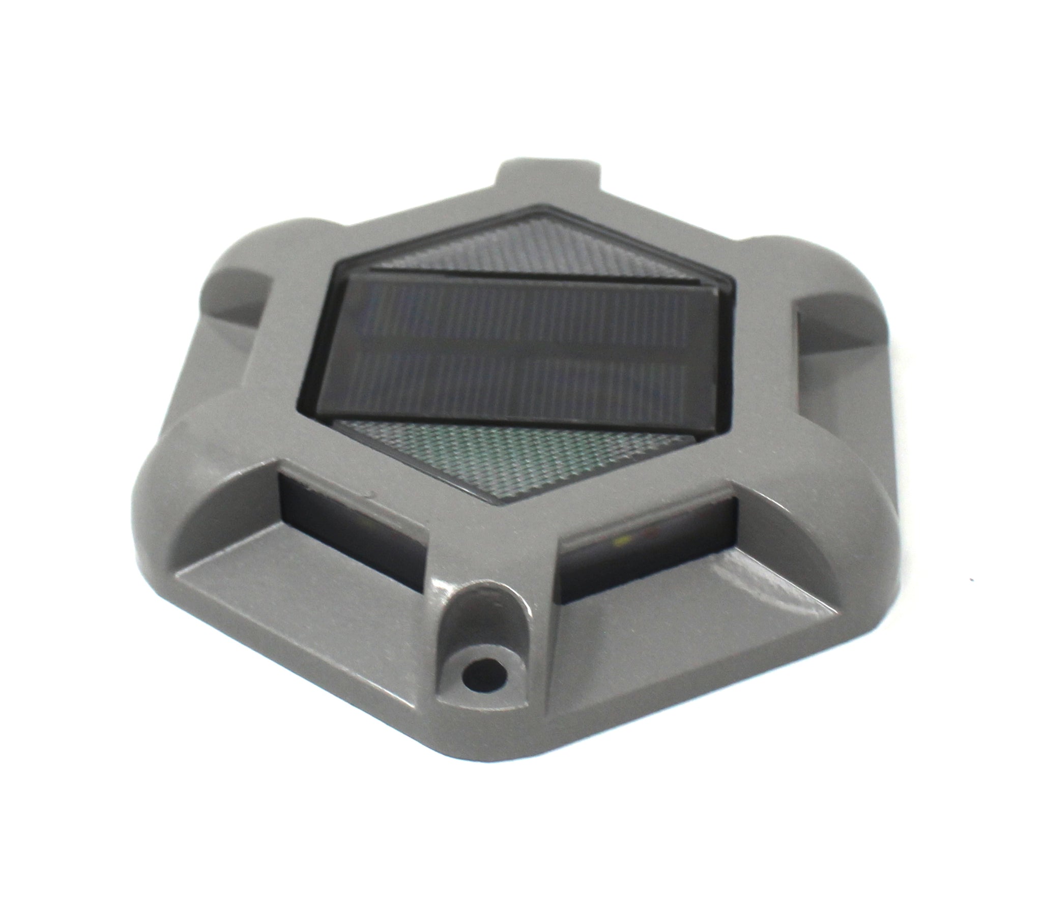 Flat Dock Piling Cap w/ Outdoor Waterproof Solar LED White Light | Bla ...