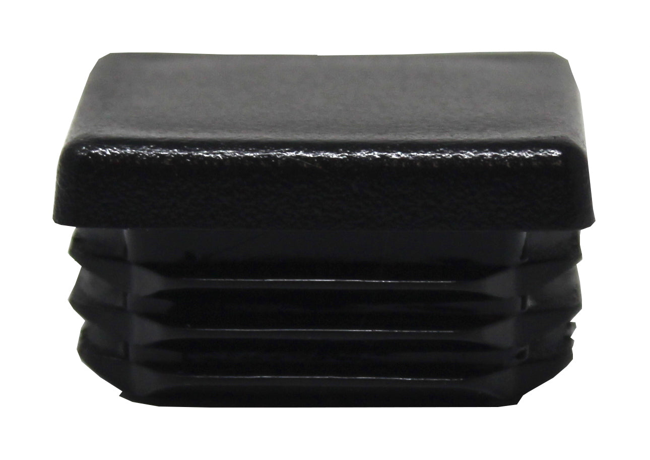 Tubing Caps 1-1/4" Square Black Plastic, Finishing Plug, Pipe Tubing E ...