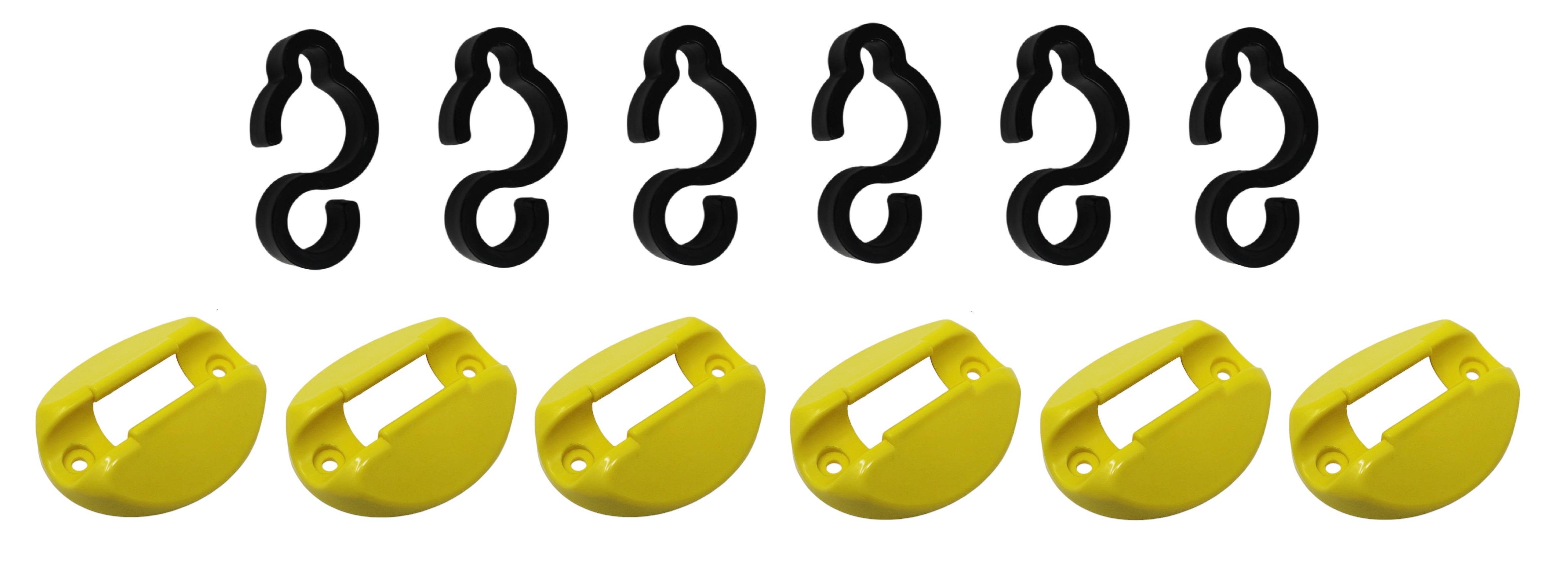 12 Piece Dock Electrical Marine Shore Power Cable Cord Holder Kit - in ...