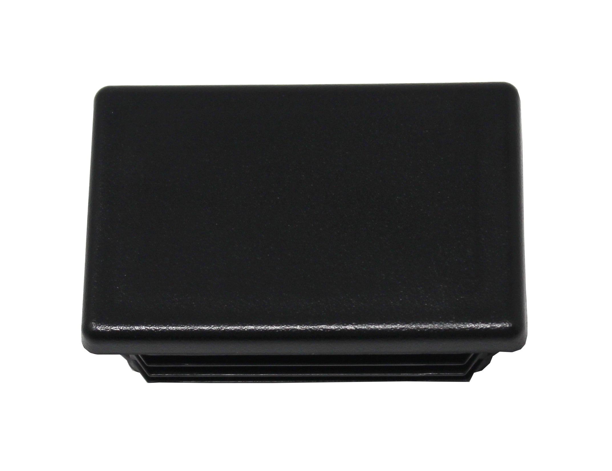 Black Plastic 2"x3" Rectangle Tubing End Cap Plug Insert, Finishing Pl ...