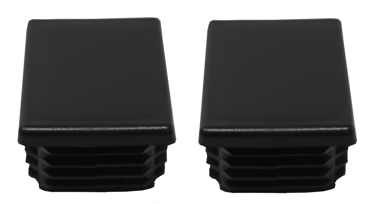 Black Plastic 2"x3" Rectangle Tubing End Cap Plug Insert, Finishing Pl ...