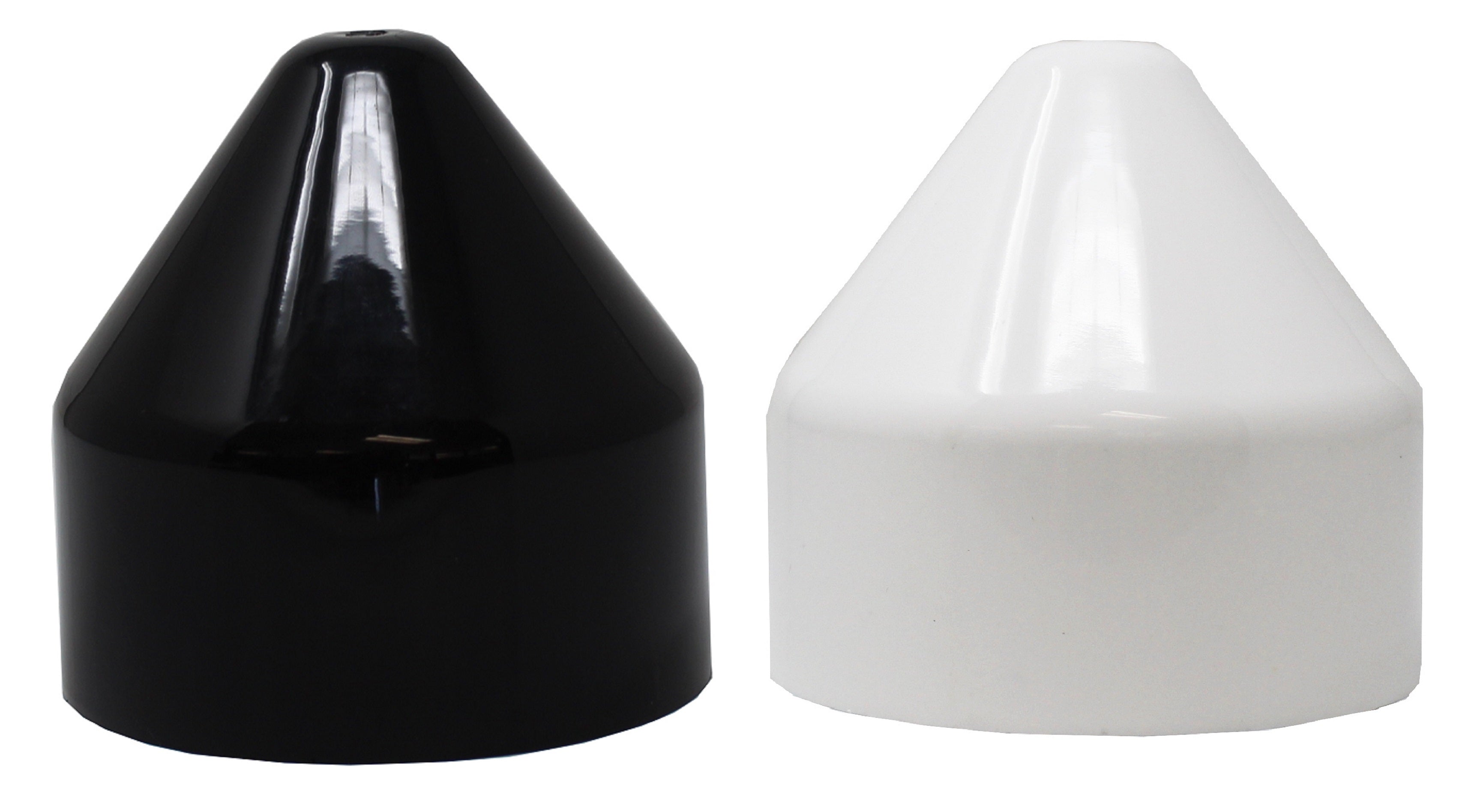 Plastic PVC Pipe 4" Cone Style Cap for 4" Schedule 40 PVC Pipe – JSP ...