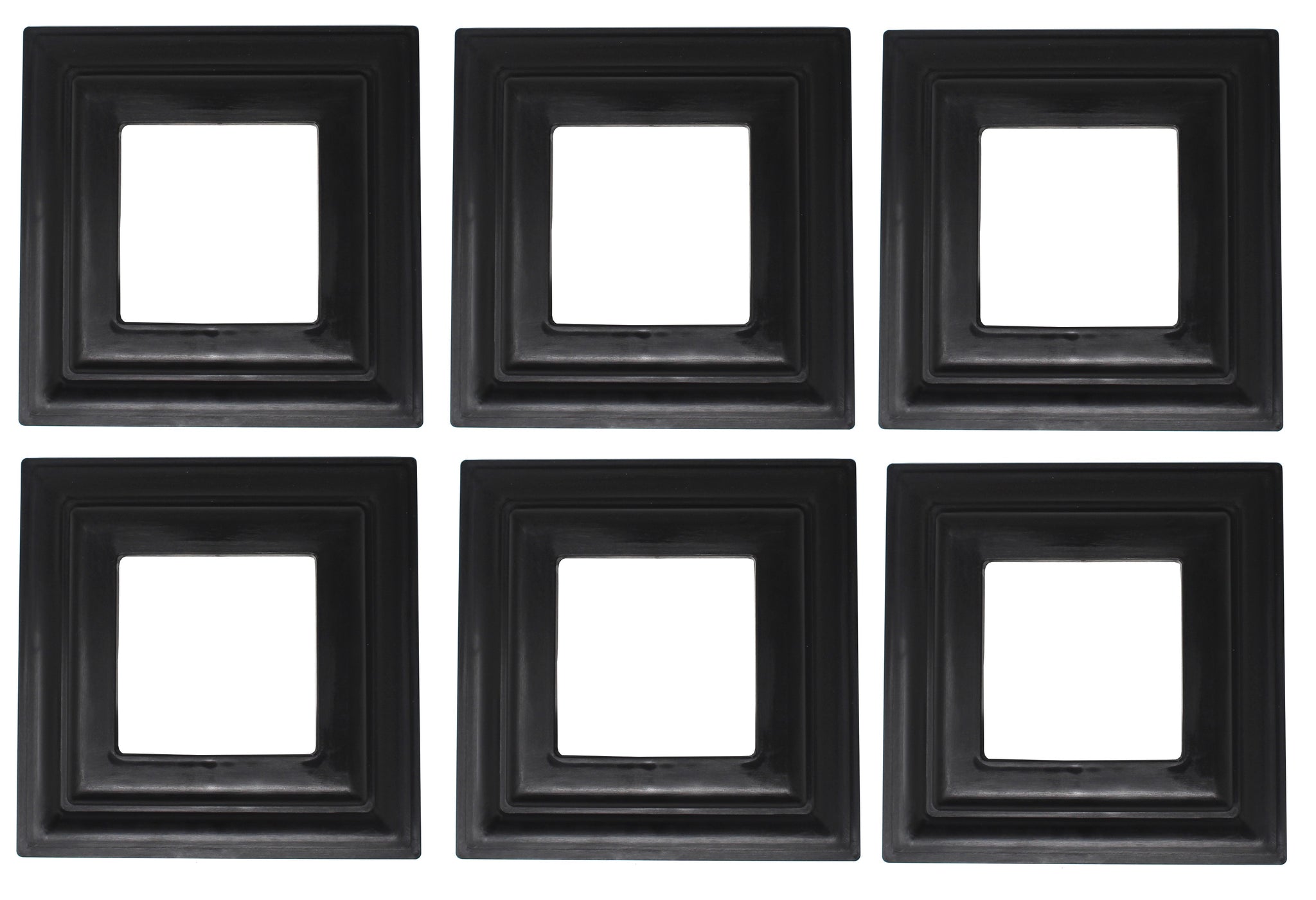 Post Trim Ring 3x3 Black Plastic Column Post Base Trim Ring for Column ...