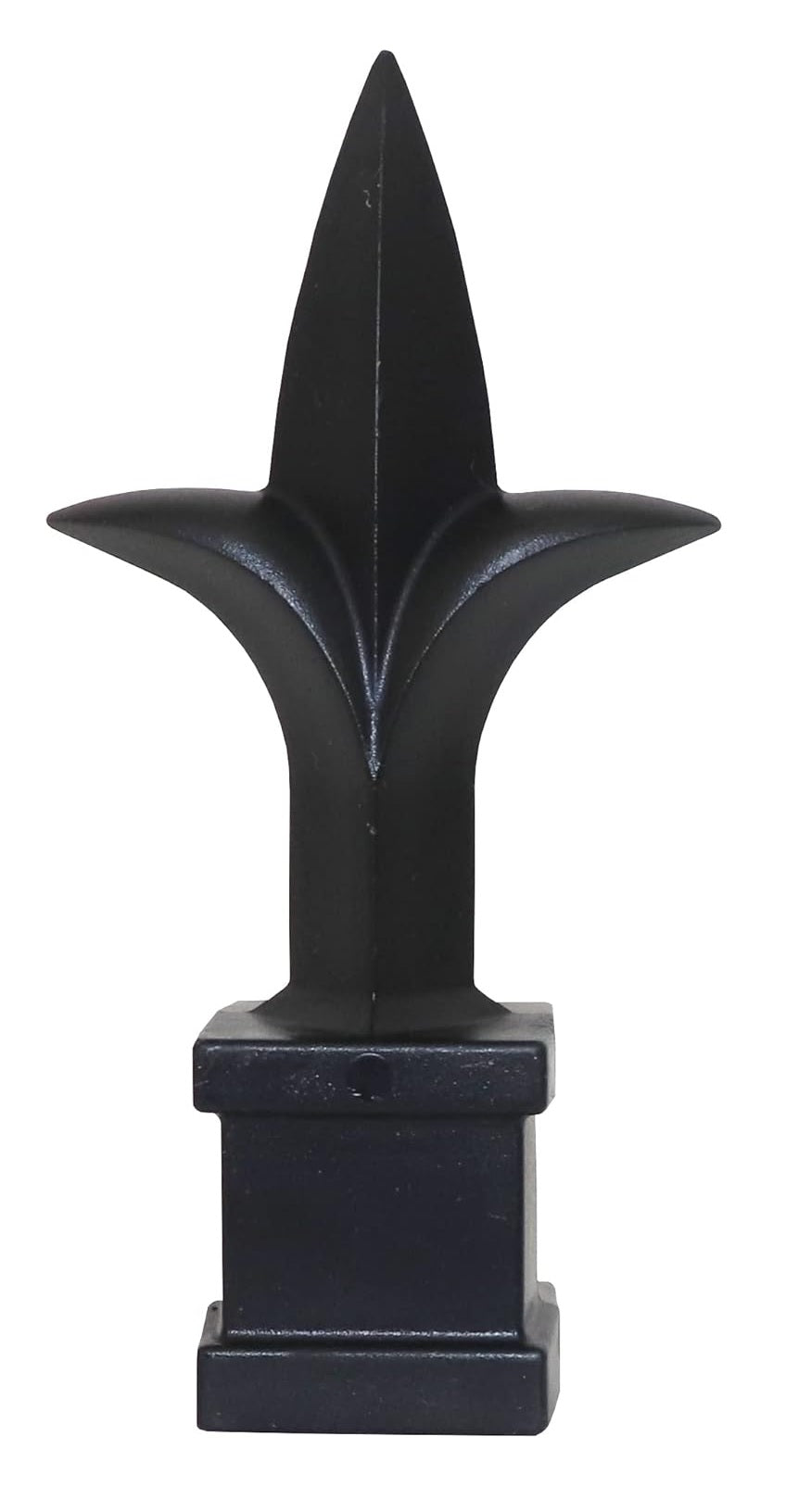 Black Plastic 3/4" Trident Spear Finial Fence Topper for Wrought Iron ...