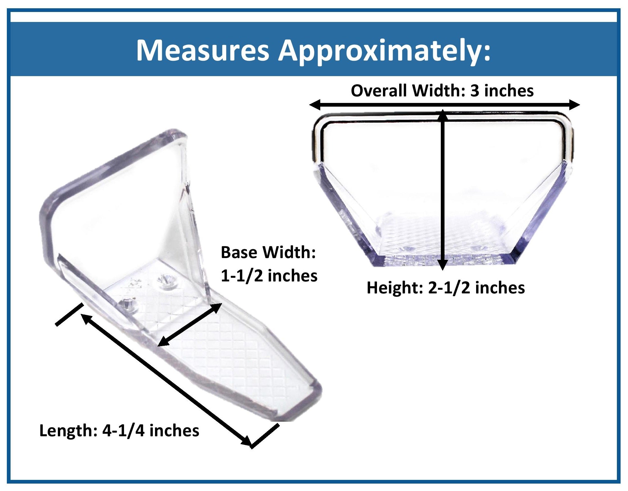 Clear Plastic Mini Alpine Snow & Ice Roof Guards Prevents Sliding Snow ...