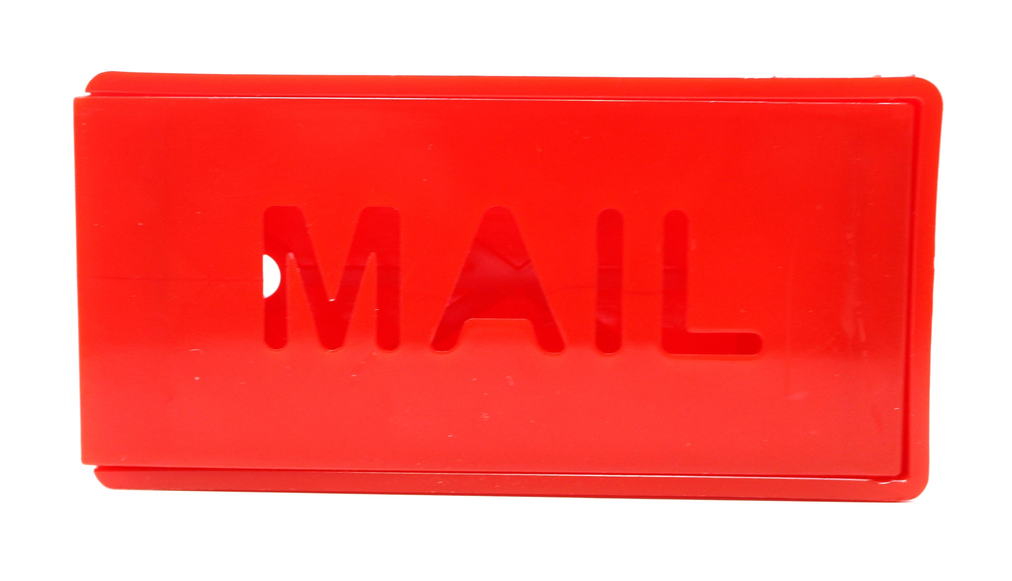Plastic Front Mount Red Mailbox Flag for Brick, Stone Mailboxes, Mail ...