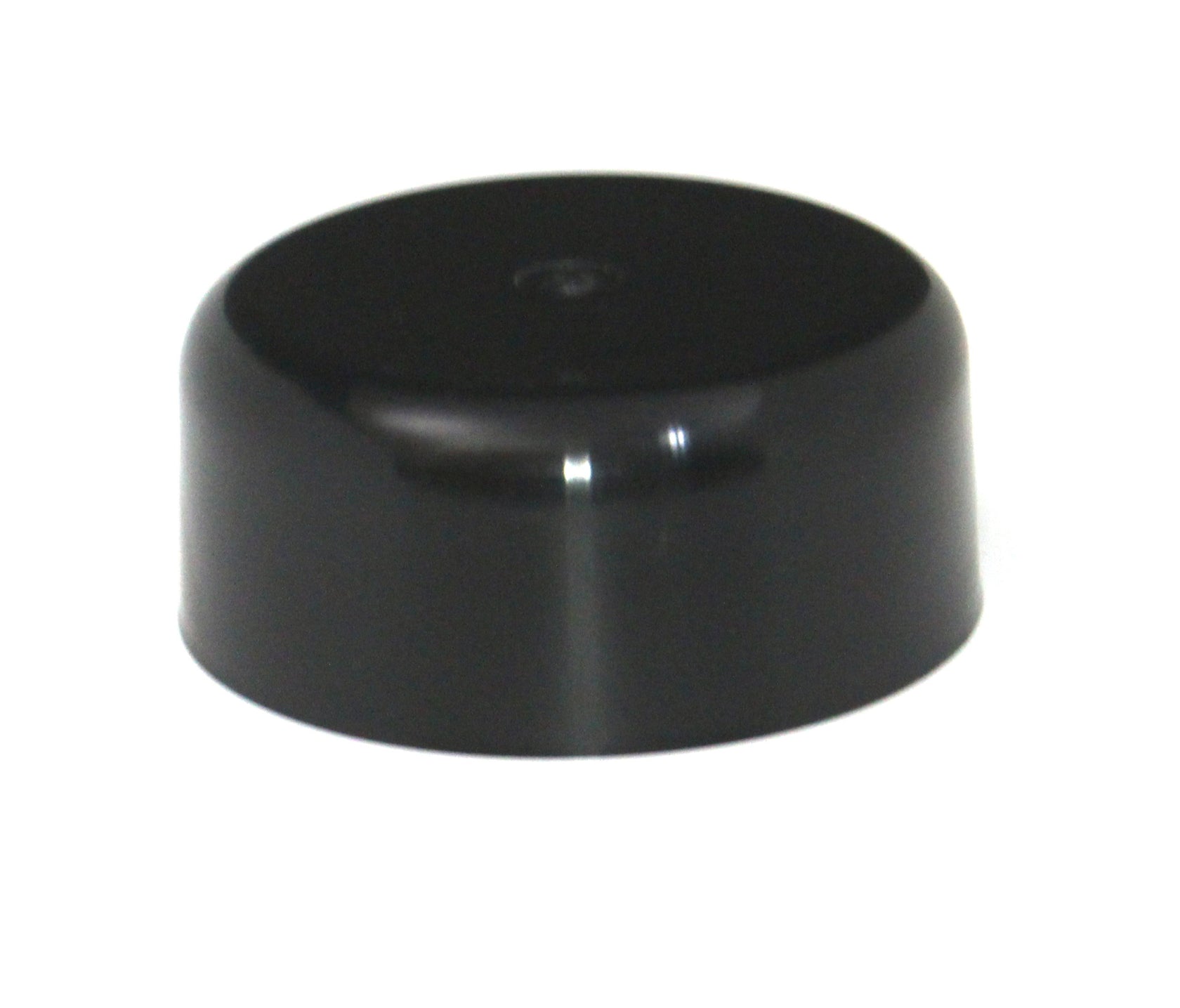 3.5" Round Black Fence Post Caps Plastic (3 1/2")- Round Log Rail Post ...