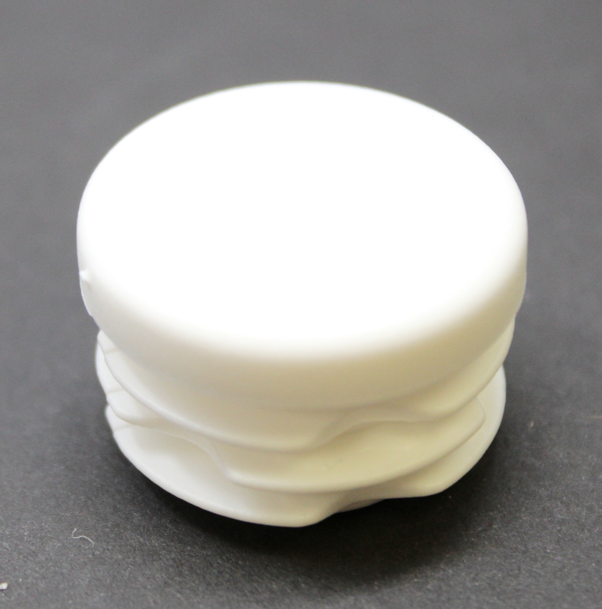 Tubing Caps 1" Round White Plastic Tubing Hole Plug End Cap, 1 inch OD ...