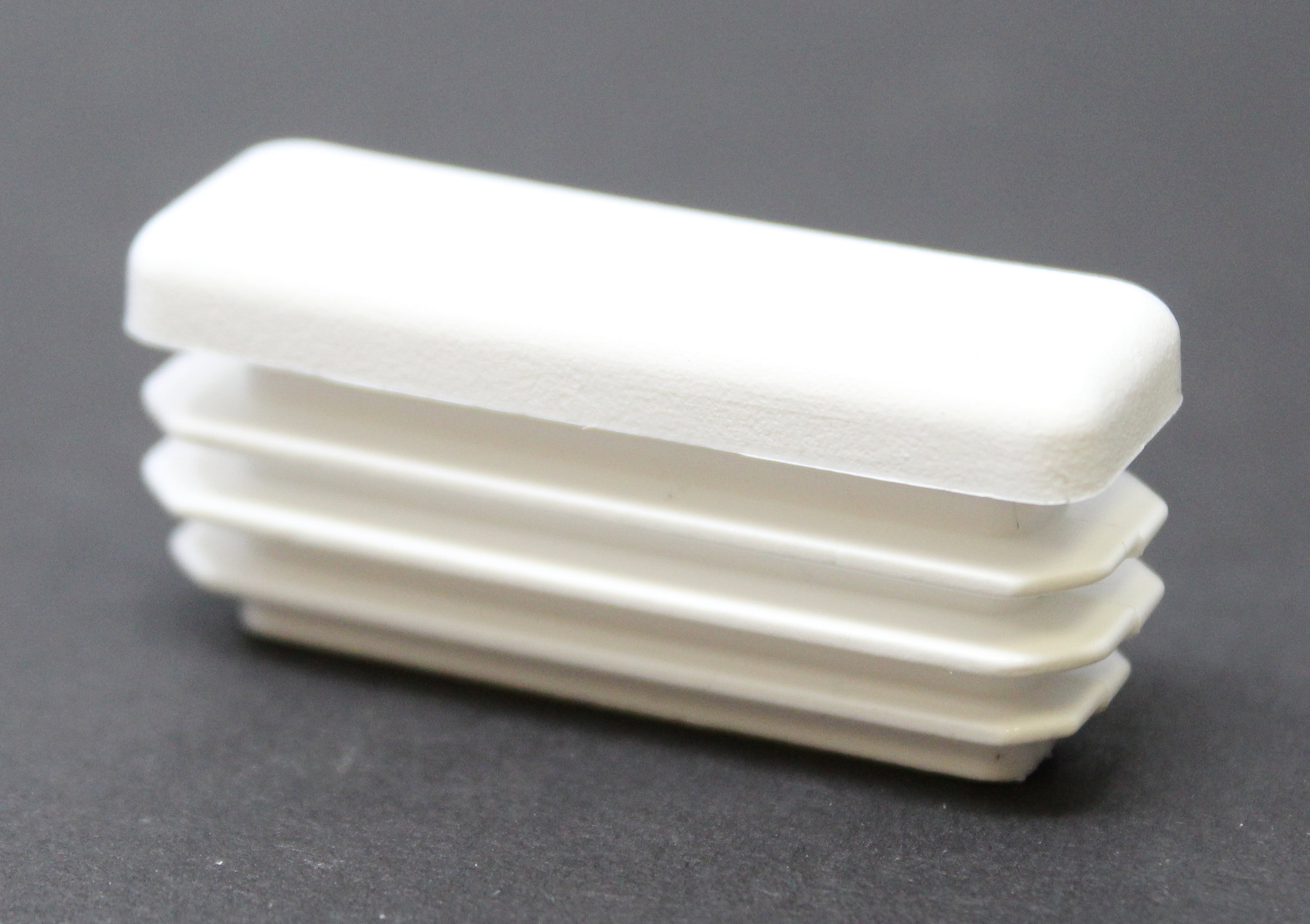 Buy 1.5" White Rectangle Tubing End Cap – JSP Manufacturing