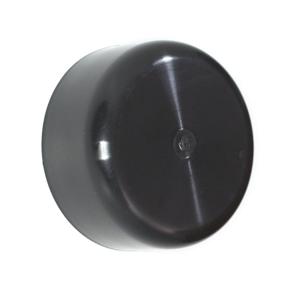 3.5" Round Black Fence Post Caps Plastic 3.5" (3 1/2") - Round Log Rai ...