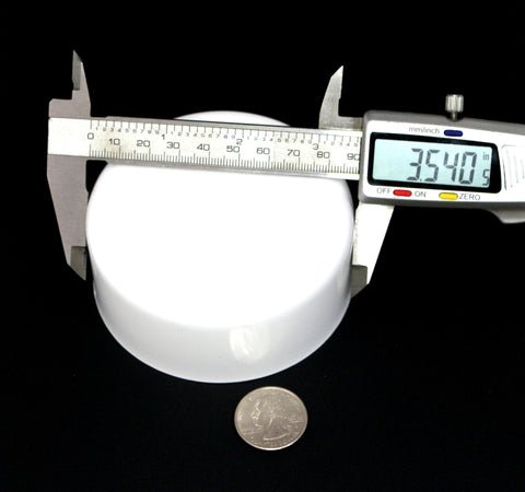 3.5" Round Black Fence Post Caps Plastic 3.5" (3 1/2") - Round Log Rai ...