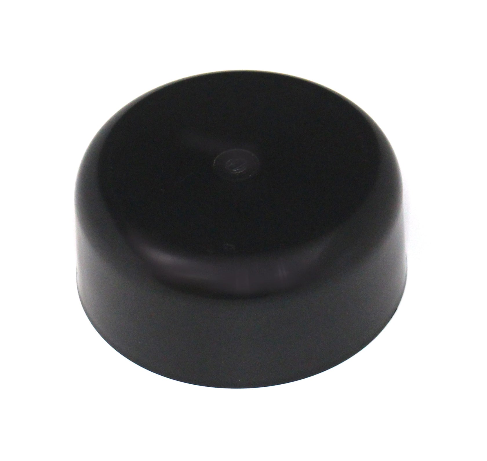 3.5" Round Black Fence Post Caps Plastic (3 1/2")- Round Log Rail Post ...