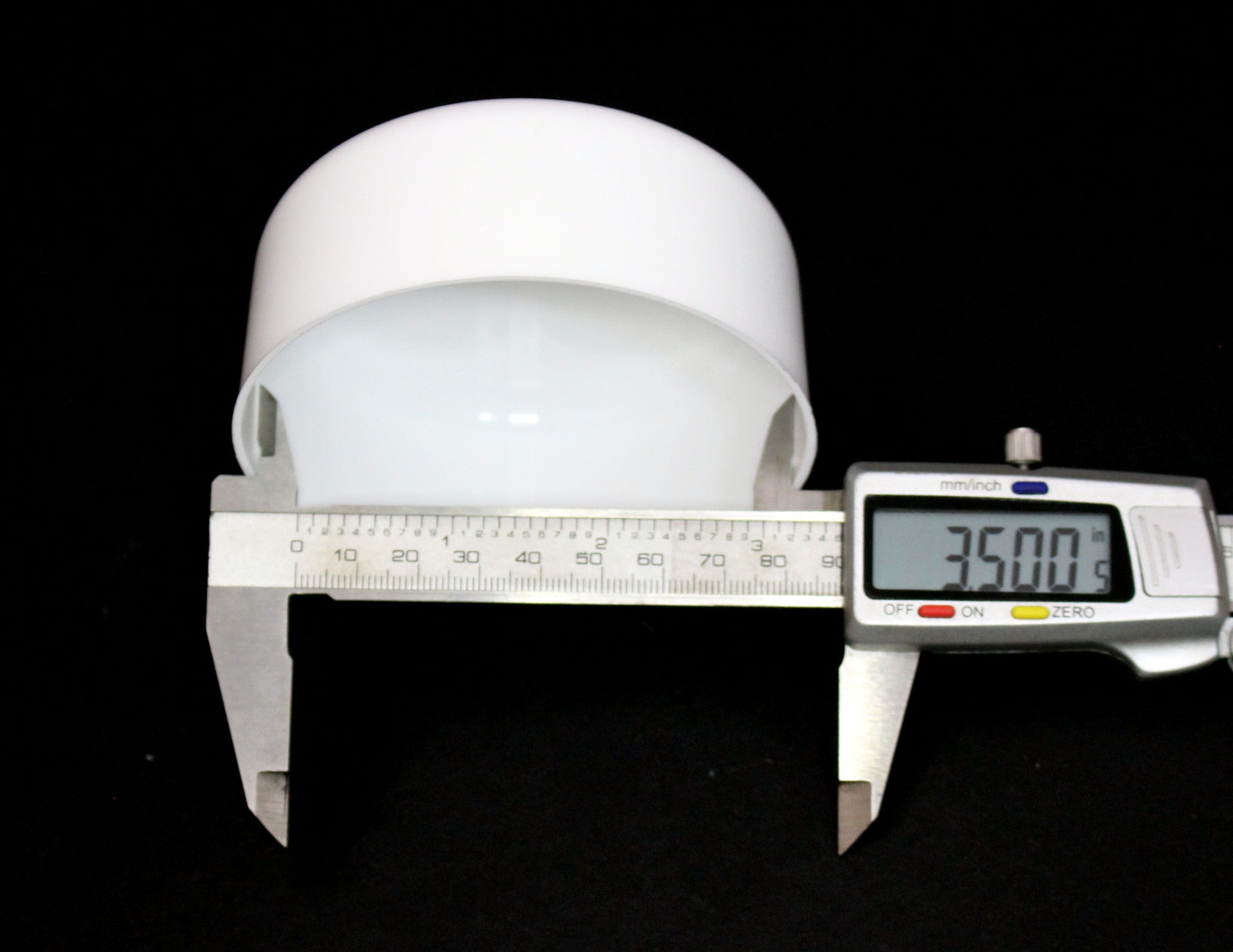 3.5" Round Black Fence Post Caps Plastic (3 1/2")- Round Log Rail Post ...