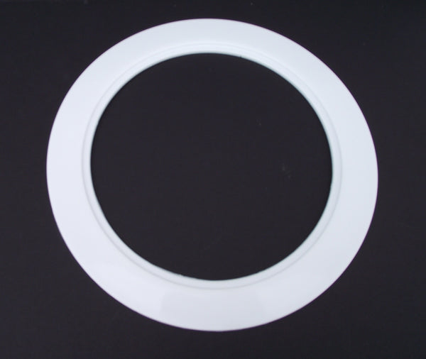 Plastic White Light Trim Ring Recessed Can 6" Inch Over Size Oversized ...